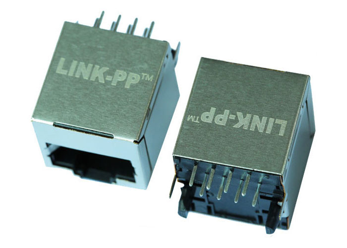 ARJ11G-MBSD-LU2 RJ45 vertical Jack con el Magnetics de 10/el 100M ...